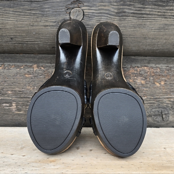 Xhilaration | Shoes | Xhilaration New Retro Black Tie Knot Platform ...